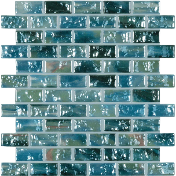 Level Brick Mosaic Pool Tile 1x2 shower walls and spas backsplash – WC ...